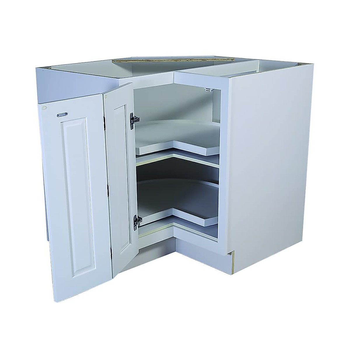 Design House Brookings 36-Inch Lazy Susan Cabinet, White Shaker