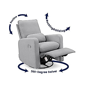 GAP babyGap Cloud Recliner with LiveSmart Evolve - Sustainable Performance Fabric, Grey