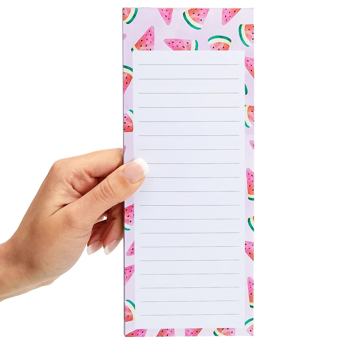 Juvale Magnetic Fridge Notepads for Grocery, Shopping Lists, To-Do Memos, Fruit Design (6 Pack)