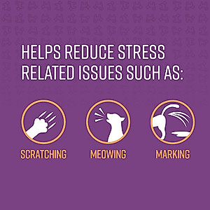 Sentry Behavior Portable Calming Diffuser Refill for Cats, Reduces Stress and Bad Behavior with Calming Phereomones, Easy-to-use Portable Design, 60 Day Release