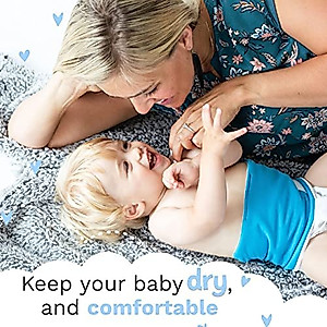 Soaker Stopper Diaper Extender - Washable & Reusable Diaper Extension for Disposable Diapers and Cloth Diapers | Leakproof Diaper Cover Prevent Nighttime Leaks (White, Size 1 (14-20 Inch Waist))