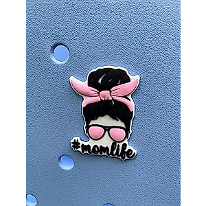 Rawstrom MOMLIFE Charm for Bogg Bag, Beach Tote Charm, Bogg Bag Charms Accessories,Decorative Bogg Bits for Bogg bag,Beach Tote Bag Rubber Beach Bag, Bogg bag accessories,