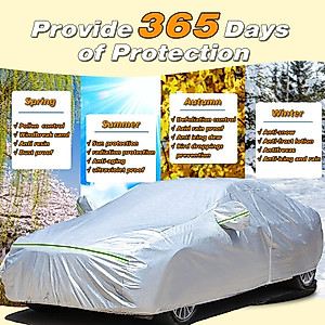 Custom-Fit All Weather Waterproof Automobiles Cover Compatible with Supra GR A90 A91 MK5 2019-2024 Indoor Outdoor Snow Rain Dust Hail Protection Full Auto Vehicle Can Long-Term Use Exterior Car Cover