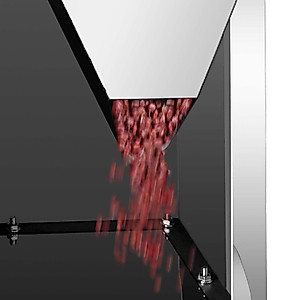 Particle Filling Machine, 10-999g Automatic Particle Weighing Filler Depenser, Intelligent Bottle Bag Pouch Split Quantitative Packing Filler with Foot Pedal for Tea Seeds Grains Flour Beans Glitter