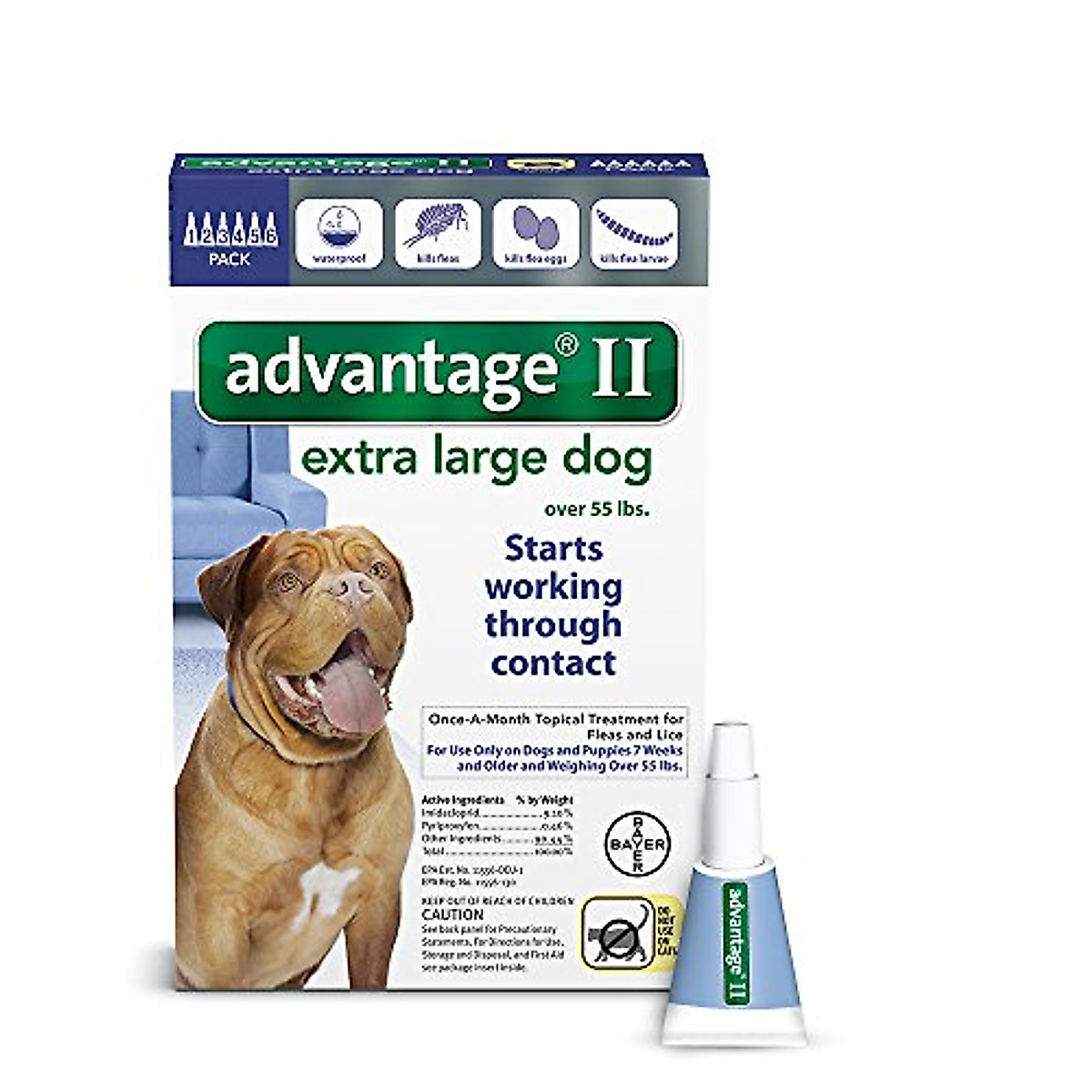 Bayer Animal Health Advantage II Extra Large Dog 6-Pack
