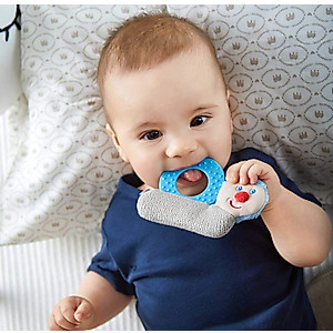 HABA Chomp Champ Snail Teething Toy (Dishwasher Safe) for Babies 6 Months and Up