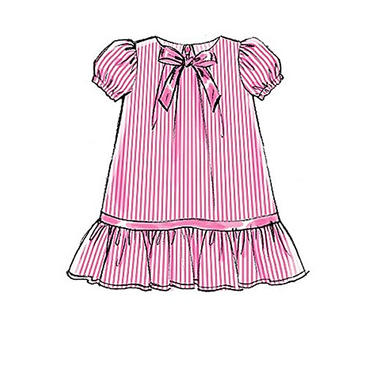 McCall's Patterns M7308 Toddlers' Tent Dresses, CCB