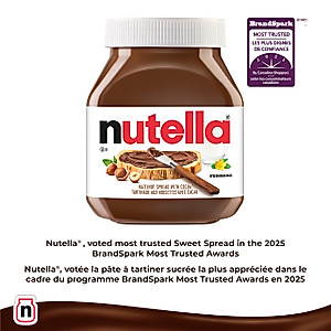 Nutella Hazelnut Chocolate Spread, 1kg/35.3 oz., {Imported from Canada}