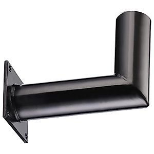 LEONLITE L Shape Wall Mount Bracket for Slip Fit Light, 2-3/8 inch, 90 Degree, 60mm, Shoebox Light Wall Bracket, for Floodlight, Street Light, Parking Lot Light and Outdoor Lighting fixtures