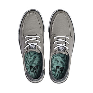 Reef Men's Shoes, Reef Deckhand 3, Grey/White, 9