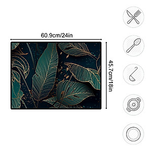 Coffee Bar Mat,Dish Drying Mat for Kitchen, 24x18" Coffee Tray Mat Under Coffee Machine,Rubber Coffee Maker Mat,Under Appliance Mats,Silicone Hot Mats for Coffee Machine,Coffee Dish Drying Mat