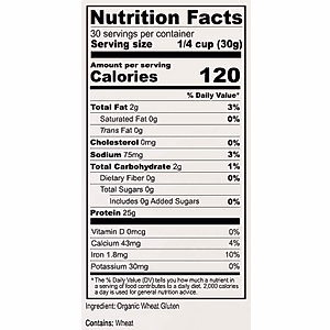 Anthony's Organic Vital Wheat Gluten, 2 lb, High in Protein, Vegan, Non GMO, Keto Friendly, Low Carb