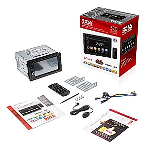 BOSS Audio Systems BV9364B Car Stereo DVD Player - Double Din, Bluetooth Audio/Hands-Free Calling, 6.2 Inch Touchscreen LCD Monitor, MP3 Player, CD, DVD, USB Port, SD, AUX Input, AM/FM Radio Receiver