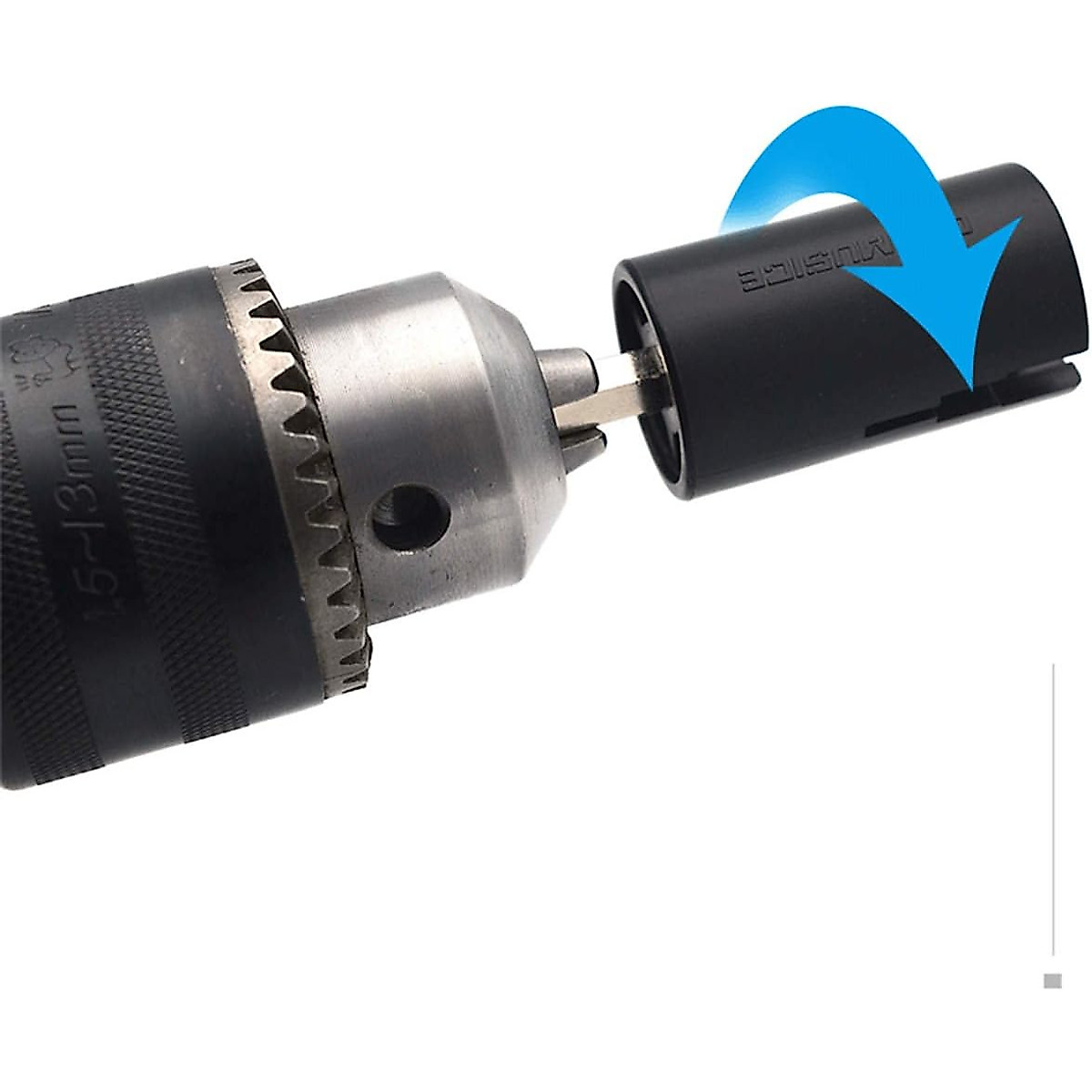 Hexagonal Drill Bit Tuning Peg Winder For Electric Acoustic Guitar Bass String Change Maintenance, Attaches to Power Screwdriver or Power Drill