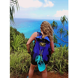 Big Horn Products Waterproof Backpack Bug Out Bag Large 30L Rolltop Dry Bag Backpack - Perfect for Outdoor Adventures (White)