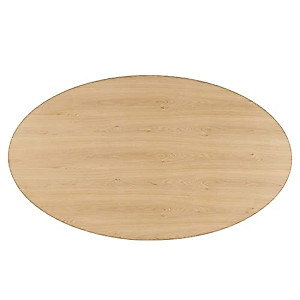 Modway Provision Dining-Tables, 43.5" L x 75" W x 30" H, Oak