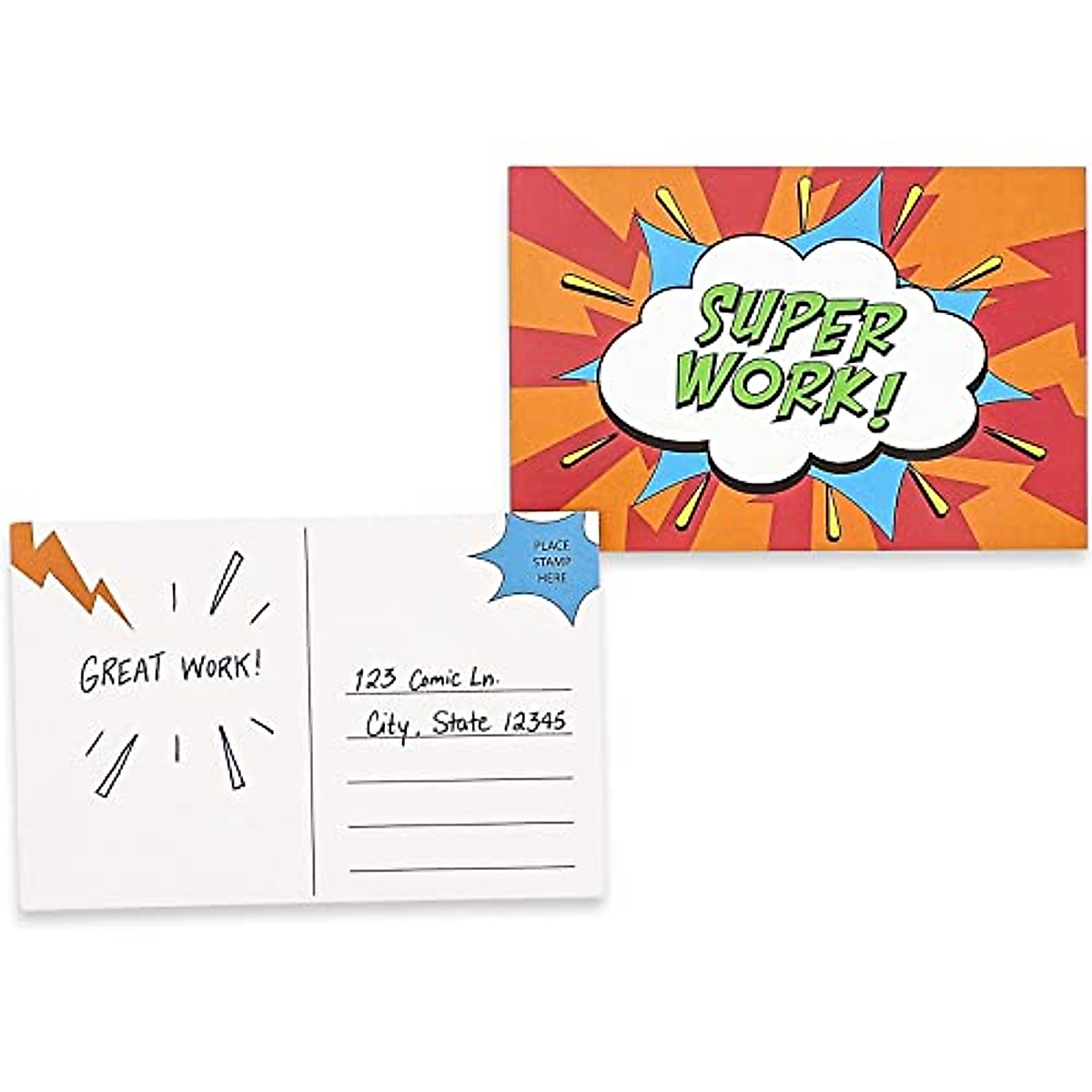 96 Pack Motivational Postcards for Kids and Students, Classroom Supplies (6x4 in)