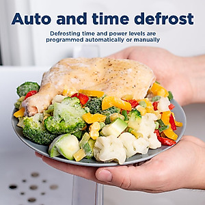 GE JES1095SMSS Microwave Kitchen Essentials for The Countertop or Dorm Room, OLD 0.9 Cu. Ft, Stainless Steel