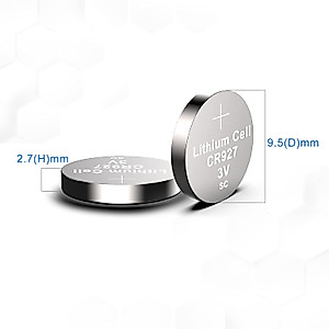 CR927 Batteries BR927 DL927 3V Lithium Button Cell Batteries 50Pcs