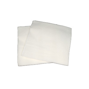 Pack of 500 Sheets Premium Luncheon Napkin Virgin 1ply White Embossed 1/4 Fold (1 Pack (500 Sheets))