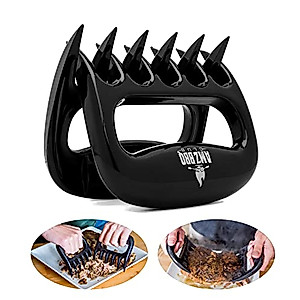 AMZ BBQ CLUB Grilling Accessories - Silicone BBQ Gloves, Food Grade Meat Claws, Digital Grilling Thermometer | BBQ Set for Cooking Grilling Barbecue Roasting Baking Open Flame