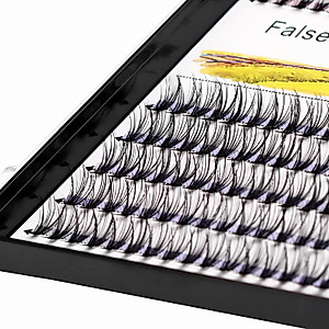 Vayator 10+12mm Mixed 12+14mm Mixed Tray Mink Eyelash Extension Natural 3D Russian Volume Faux Eyelashes Individual 20D Cluster Lashes Makeup (10mm+12mm Mixed)