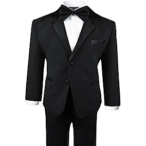 Black n Bianco Boys Infant and Toddlers Black Tuxedo Size 2T