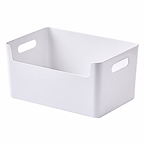 homozy Storage Boxes Bread with Handle Containers Office Decoration Organiser, Non- Lidded, Big