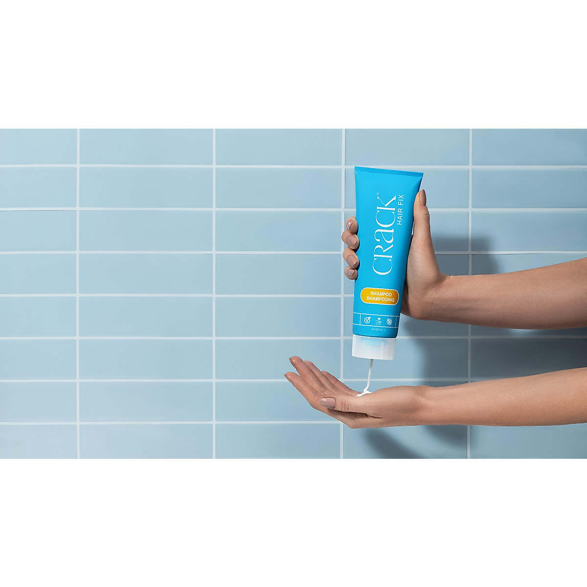 Crack HAIR FIX Styling Creme - Multi-Tasking, Anti-Frizz, Leave-In Styling Aid With Protection