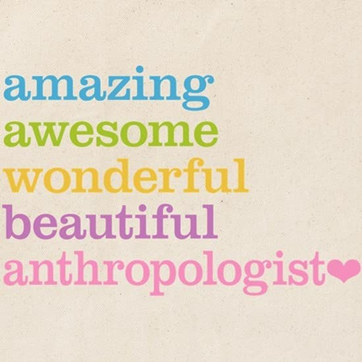 CafePress Anthropologist Tote-Bag Natural Canvas Tote-Bag,Shopping-Bag