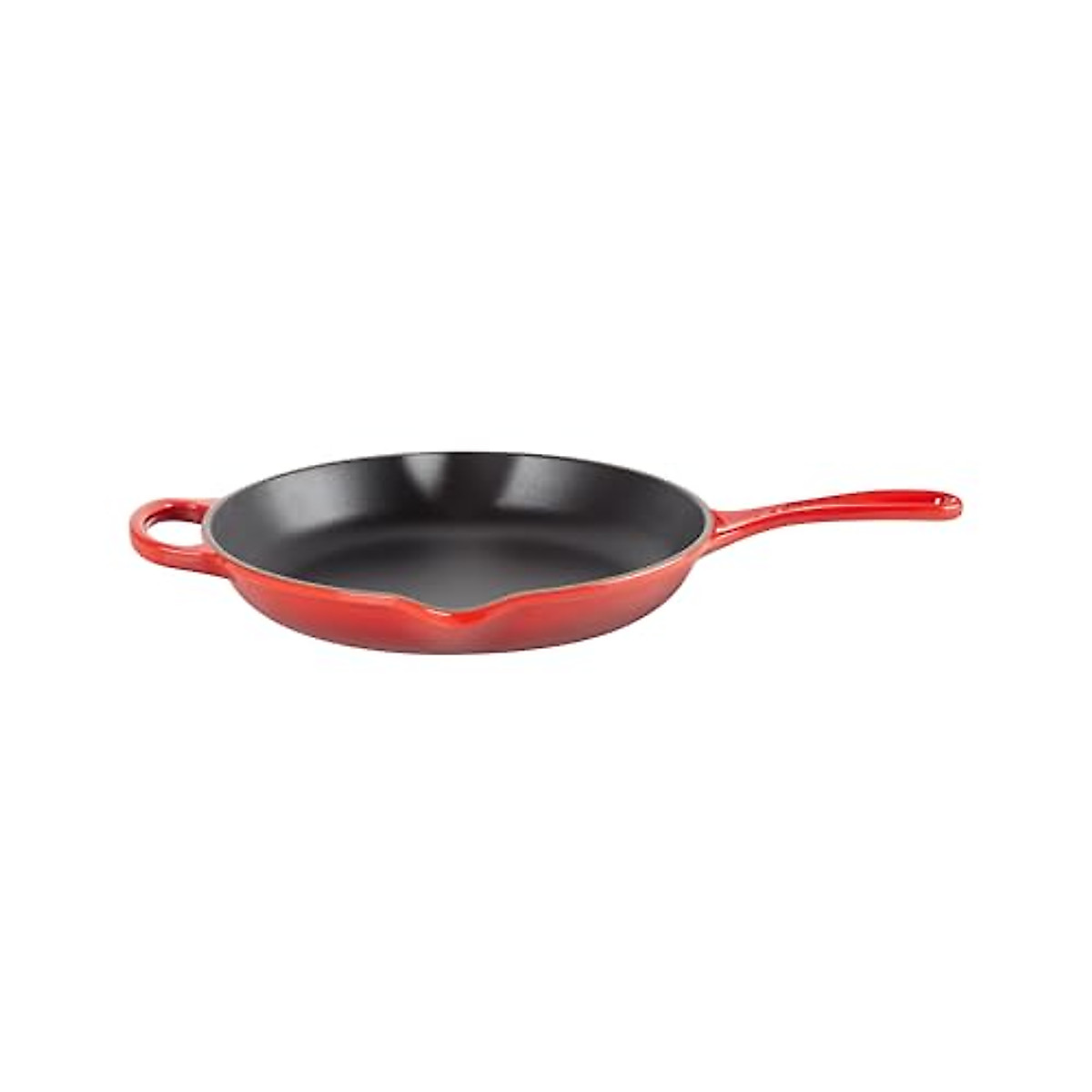 Le Creuset Enameled Cast Iron Signature Iron Handle Skillet, 10.25" (1-3/4 qt.), Cerise