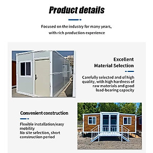 Modular Compact Cabin, Micro Eco-Friendly Home, Tiny Space Solutions, 20ft 30ft 40ft for Personal Retreats, Neighborhood Gatherings