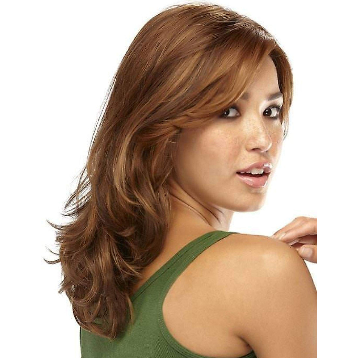 Bundle - 3 Items: Gisele Wig by Jon Renau, Christy's Wigs Q & A Booklet & Wide Tooth Comb - Color: 12FS12