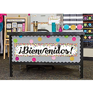 Bienvenidos Spanish Welcome Banner for Classroom
