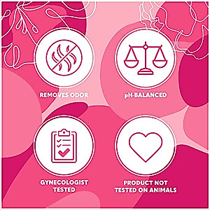 Summer's Eve Sheer Floral Daily Refreshing Feminine Wipes, Removes Odor, pH balanced, 32 Count, 4 Pack