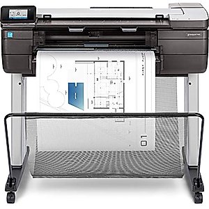 HP DesignJet T830 Large Format Multifunction Wireless Plotter Printer - 24", with Mobile Printing (F9A28A)
