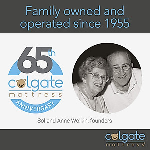 Colgate Crib Mattress Zippered Storage Bag – Premium Heavy Duty 5 MIL Tear-Resistant Vinyl Bag Protects & Preserves, Great for Storage & Moving