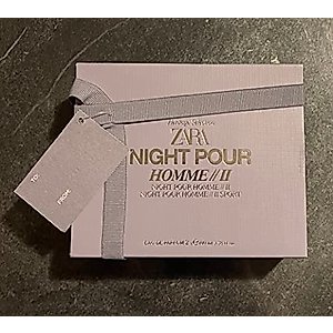 ZARA NIGHT POUR HOMME II + NIGHT POUR HOMME II SPORT EDP 100 ML 2 x (3.38 FL. OZ) Eau de parfum set of two