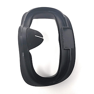 TNE Face Cushion Cover, Lens Pad, Thumbstick Cap for Oculus Quest 2 | Accessories Include Silicone Face Cover, Lens Dust Protector, Controller Thumb Grips for Quest 2 Virtual Reality Headset (Black)