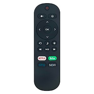 NS-RCRUS-20 NSRCRUS20 Replacement Remote Control Work for Insignia Roku TV NS-40DR420NA16 NS-40DR420NA16B NS- 43DR710NA17 NS-39DR510NA17 NS-55DR710NA17 W Netflix Hulu Sling Now Buttons