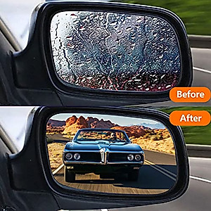 Multifunctional Retractable Portable Wiper for Cleaning Car Rearview Mirror Window Cleaner Suitable for All Kinds of Glass Cleaning in Cars,House, Gas Stations, Office(2PCS )