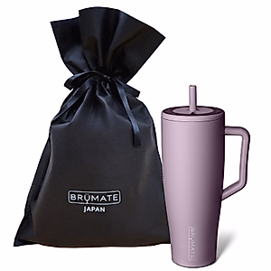 Blumate Ella Lilac Dusk 40 oz (1180 ml) Vacuum Straw Tumbler with Locking Lid That Won't Leak Even When Upside Down, Ice Will Remain Even After 24 Hours! Incredibly Cold Retention, Brumate Era Lilac