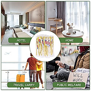 Xuezoioy Disposable Toothbrushes with Toothpaste,200 Pack Yellow Hollow Individually Wrapped Disposable Travel Toothbrushes Kit in Bulk for Homeless,Nursing Home,Hotel,Charity