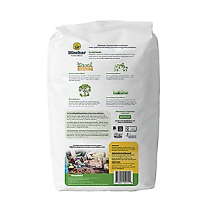 Wakefield BioChar – Premium Soil Conditioner (Activated Charcoal for Plants, Horticultural Charcoal) – 100% Organic Bio Char for Raised Bed and Vegetable Gardens, Potting Mix and Lawns - 1 Pound