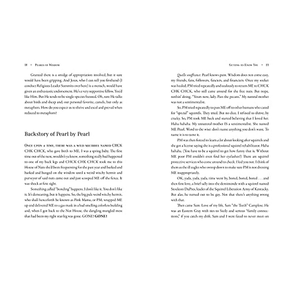 Pearls of Wisdom: Advice from a Dead Squirrel Who Knows Everything