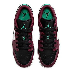 Jordan Boy's Air Jordan 1 Low SE (Big Kid) Dark Beetroot/Black/Roma Green/White 4 Big Kid M