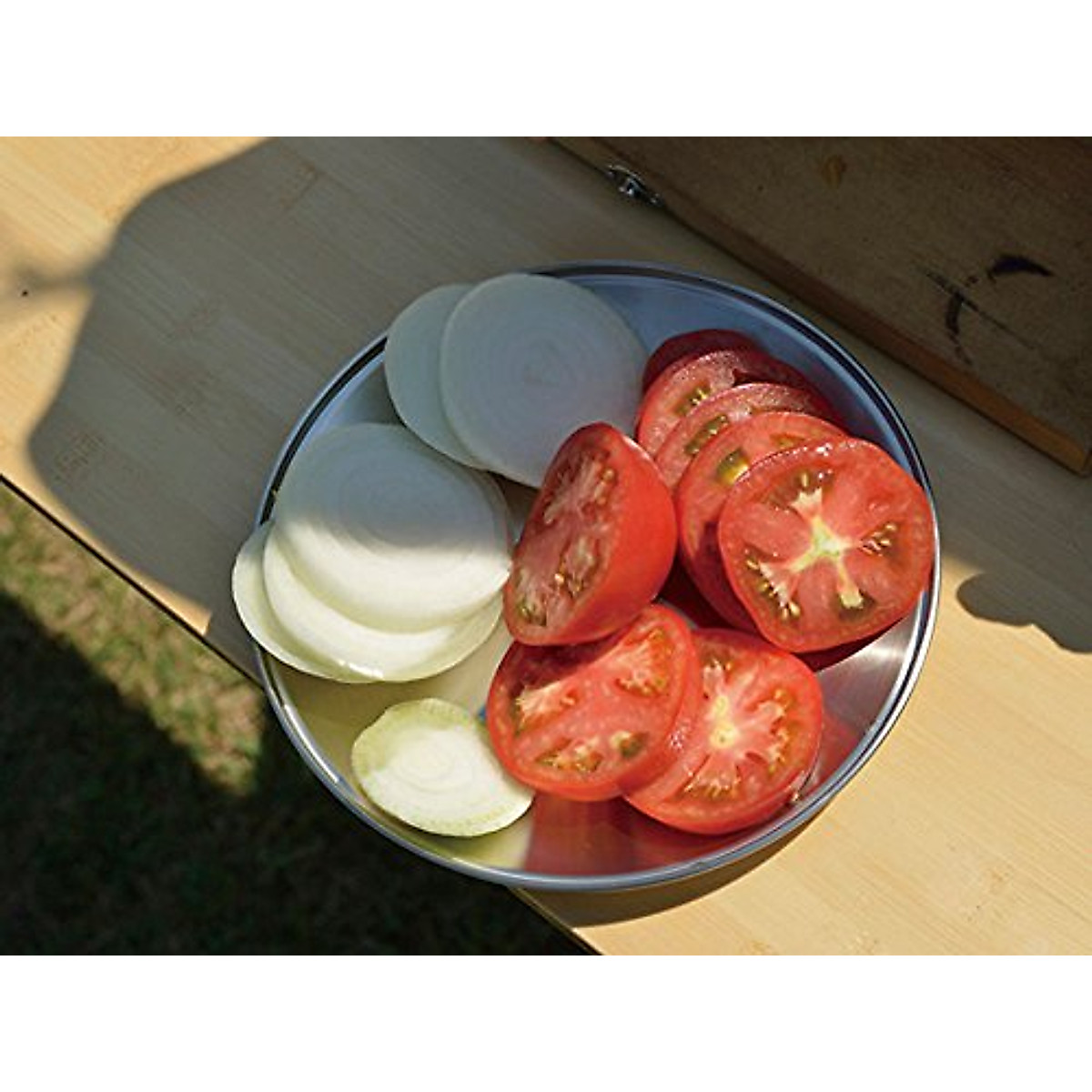 Snow Peak Tableware Plate, TW-034, Stainless Steel, Lightweight for Camping Everyday Use, Made in Japan, Lifetime Product Guarantee