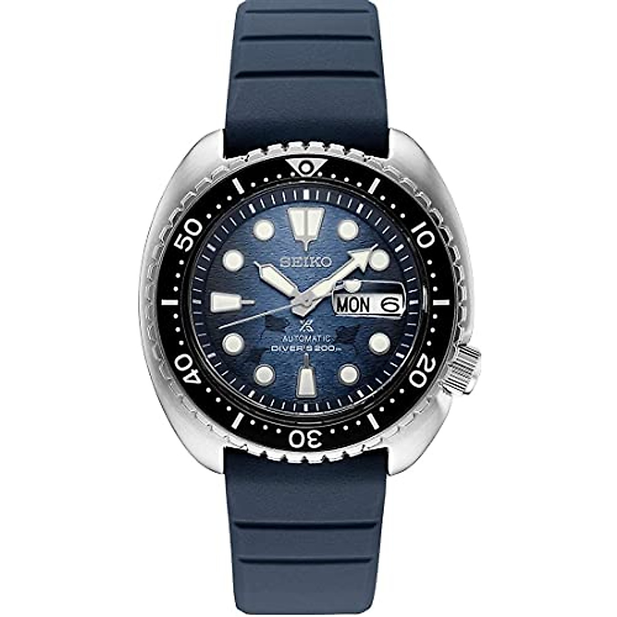 Seiko Prospex Special Edition SRPF77 Blue Silicone Automatic Day Date Diver's Watch