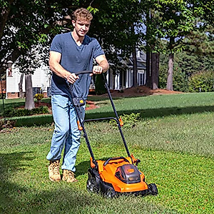 Deco Home 40V 16" Cordless Lawn Mower, 4.0 Ah Battery and Charger Included