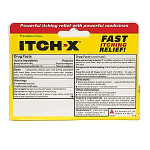 Itch-X Fast-Acting Anti-Itch Gel, 1.25 Ounce (Pack of 4)